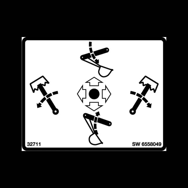 Control Decal, 6558049 — 2M Equipment