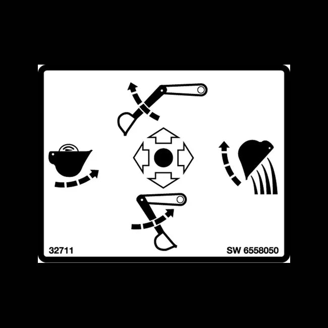 Control Decal, 6558050 — 2M Equipment