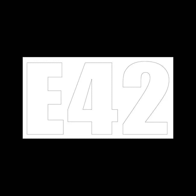 Model E42 Decal, 7188920 — 2M Equipment