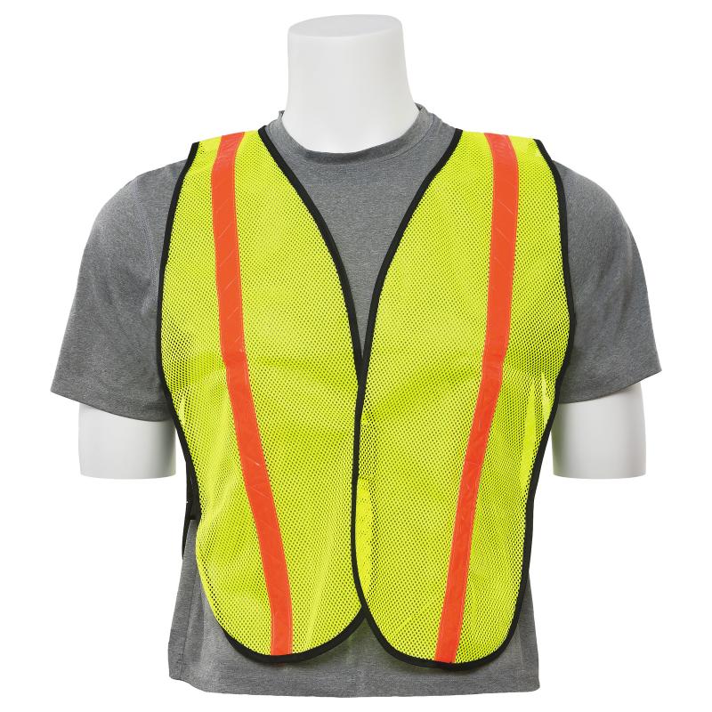 ERB ERB S18R Non-ANSI Reflective Safety Vest, Hi-Viz Orang 14601 14601